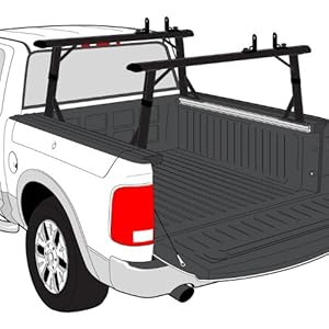 Amazon.com: Vantech Dodge RamBox P3000 Aluminum ladder rack 55" Cross ...