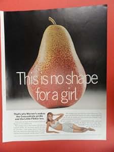 Amazon.com: Warner little fibber bra, 1967 Print Ad (this is no shape ...