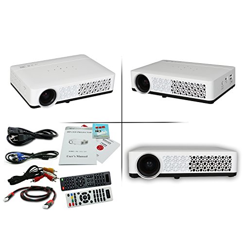 DLP 3D Mini Projector with Android OS-1080p 3000 Lumens Portable ...