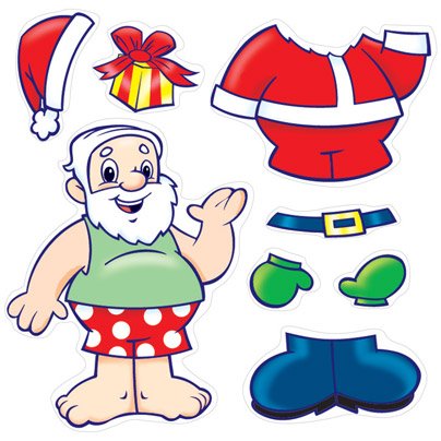 Santa Crafts for Kids -For preschool/kindergarten and beyond!