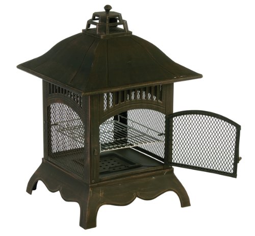 Get Cast Iron Harlin Fire Pit With Cooking Grill at Garden incinerators ...