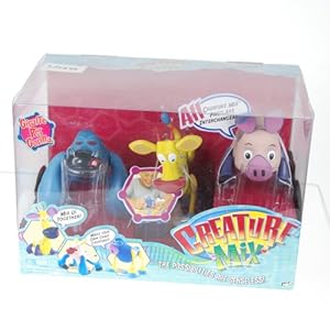 Amazon.com: 3-Pack Creature Mix Giraffe Pig Gorilla Toy New: Toys & Games