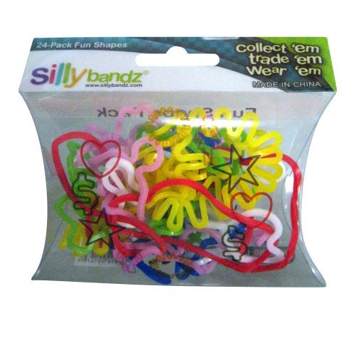 Silly Bandz Basic Fun Shapes 24-Pack