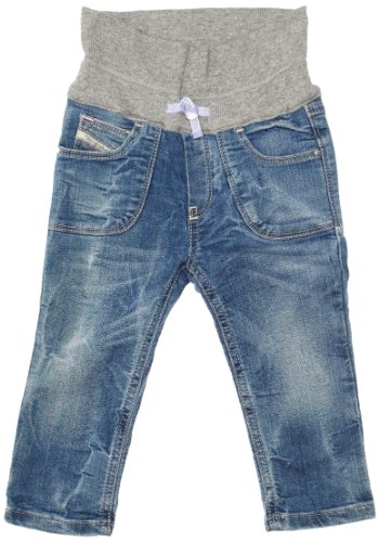 Diesel Baby-Girls Infant Panory B Elastic Waistband Jean, Indigo Blue ...