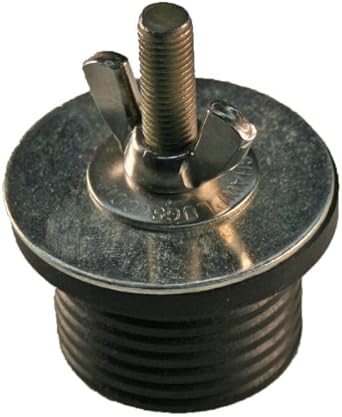 Shaw Plugs 52002-1 Turn-Tite Expandable Neoprene Rubber Plug with Brass ...