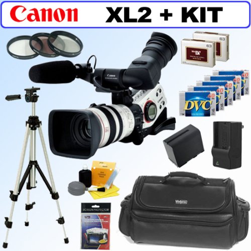 Canon XL2 3CCD MiniDV Camcorder + Professional Deluxe Accessory Kit