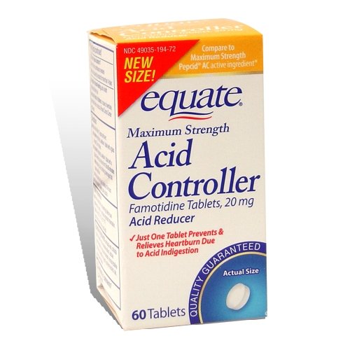 Equate Acid Controller, Maximum Strength 20mg, Tablets (Compare To ...
