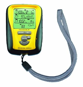 Thomas Traceable Hand Held Digital Barometer, 1 sec - 23 hrs Stopwatch ...