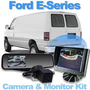 Amazon.com: Complete Rear Camera System with 4.3" Mirror Monitor for ...