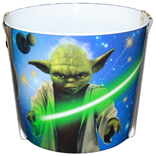 Star Wars Home Theater Yoda Popcorn Bucket & 1 Bag of Pop Secret Butter ...