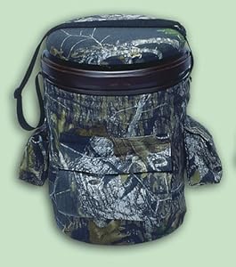 Amazon.com : Evans Sports Magnum Sports Bucket, Mossy Oak Breakup : Gun ...