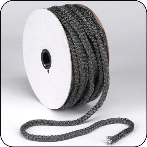 Chimney 81271 Black Round Stove Gasket Spool .5 Inch x 88Ft - Mk ...
