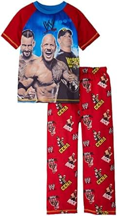 Amazon.com: John Cena, Rock and Punk Big Boys WWE Pajama Set, Sizes 4 ...