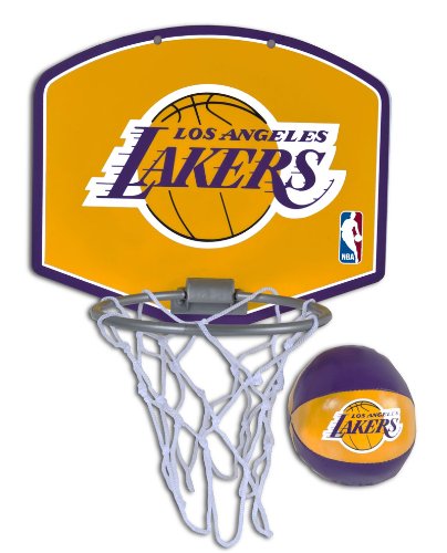 NEW Basketball Spalding NBA Los Angeles Lakers Mini Hoop Set indoor out ...