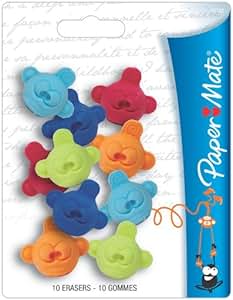 Amazon.com : Paper Mate Foohy Monkey Head Eraser Caps (81742) : Pencil ...