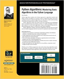 Python Algorithms: Mastering Basic Algorithms in the Python Language ...