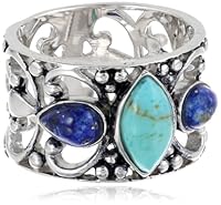 Sterling Silver Gemstone Multi-Stone Ring from Amazon Curated ...