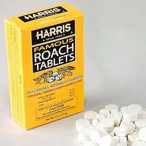 Amazon.com : Harris Roach Tablets 4 oz : Insect Traps : Patio, Lawn ...