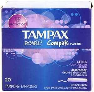 SALE! Tampax Pearl Compak Plastic, Lites / Light - Best Women's Health ...
