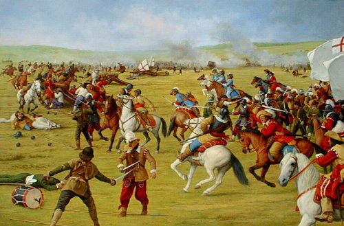 Amazon.com Art: Battle Of Edge Hill : Oil : John Berry