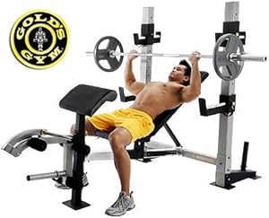 Amazon.com : Gold's Gym GB 2000 Pro Series Olympic Weight Bench ...