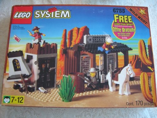 legos for sale: Lego Wild West Sheriff's Lock-up (Western set 6755)