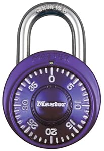 Master Lock 1526D Combination Lock, Purple - Combination Padlocks ...