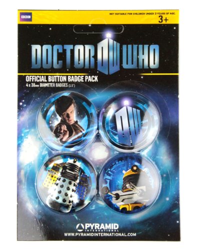 Official Dr Who Badges @ niftywarehouse.com – NiftyWarehouse