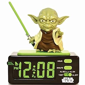 Amazon.com : Star Wars 15204 Yoda Alarm Clock : Electronics