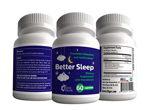 Better Sleep Valeratonin - Natural Relaxation Aid with Valerian and ...