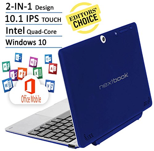 Nextbook Flagship Blue Edition Flexx 10.1-Inch Touchscreen 2 IN 1 ...