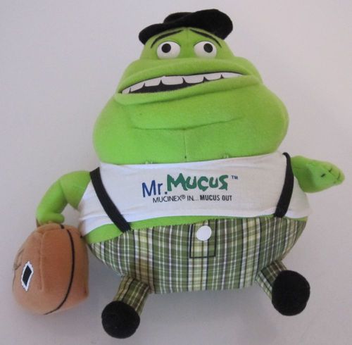 Amazon.com: Novelty "'Mr. Mucus" Mucinex Plush Guy 7 Inches: Toys & Games