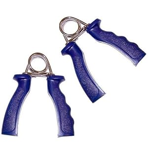 Amazon.com : Squeeze Grip Hand Exercisers - Blue - Heavy Tension - 30 ...