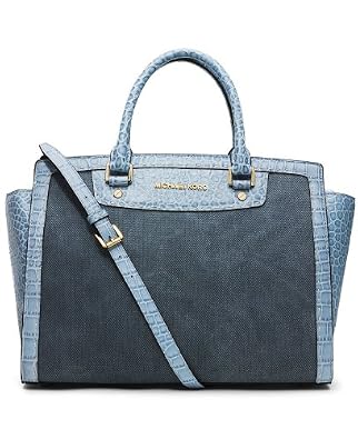 Michael Kors Denim Handbags & Purses Amazon | semashow.com