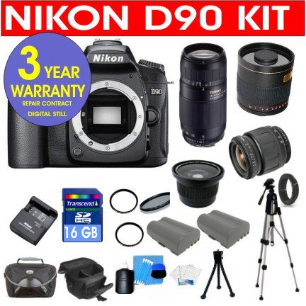 Nikon D90 12.3 MP Digital SLR Camera with Tamron 28-80mm f/3.5-5.6 ...