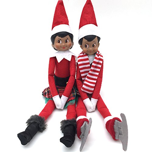 The Elf on the Shelf: ChristmasTradition Gifts Toys Blue Eyed Dark Skin ...