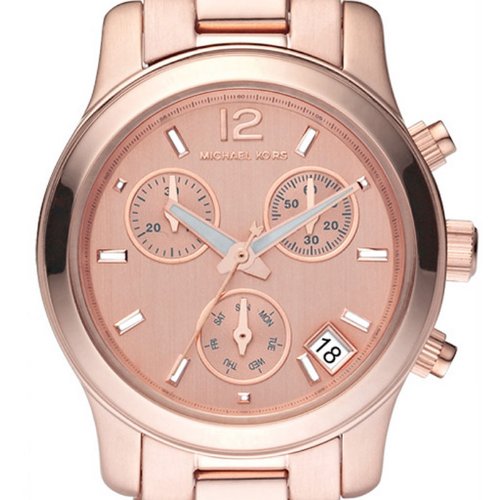 Michael Kors Women's MK5430 Runway Rose Gold Tone Watch - Want It All