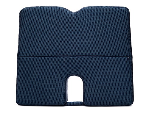 ERGO-Pedic Firm Large Sacral Wedge Seat Cushion, Orthopedic Memory Foam ...