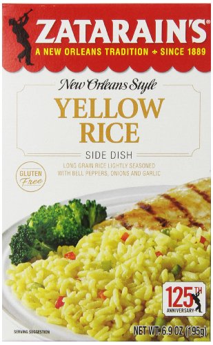 Zatarain's Yellow Rice Mix, 6.9 oz (Case of 12) Food, Beverages Tobacco ...