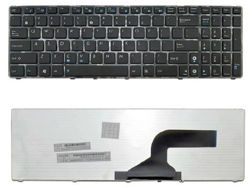 価格比較 New US Laptop Keyboard Black with Frame for Asus N53 N53JL N53Jf ...