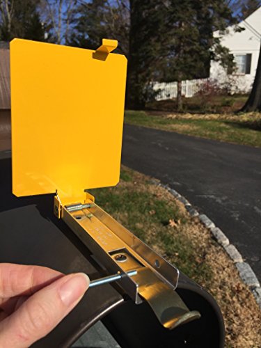 Mail Time! ® Yellow Mailbox Alert Signal Flag for Long Driveways Home ...