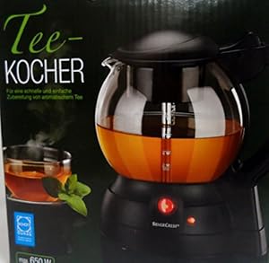 SilverCrest Elektrischer Teekocher max 650 Watt (für bis zu 8 Tassen ...