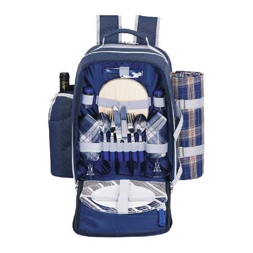 Sutherland Baskets Alpine Blue Picnic Backpack for Two by Sutherland ...