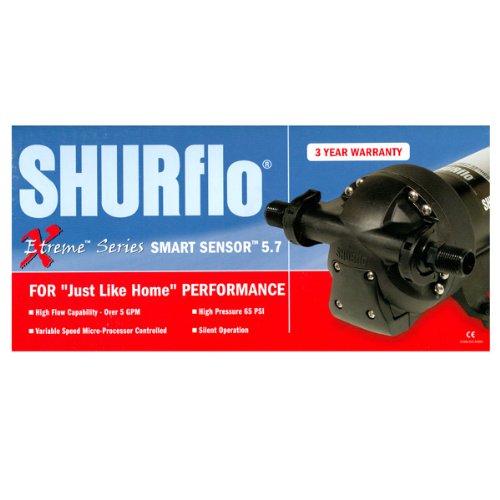 Shurflo Extreme Series Water Pump with Smart Sensor 5.7 Class A ...
