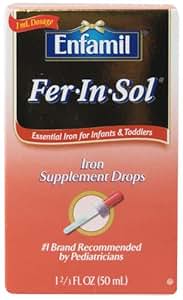 Amazon.com: Enfamil Fer In Sol Iron Supplement Drops: Health & Personal ...
