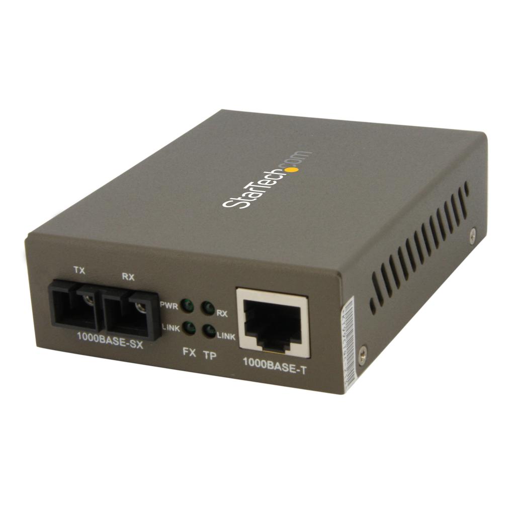 Amazon.com: StarTech.com 1000 Mbps Gigabit Multi Mode Fiber Ethernet ...