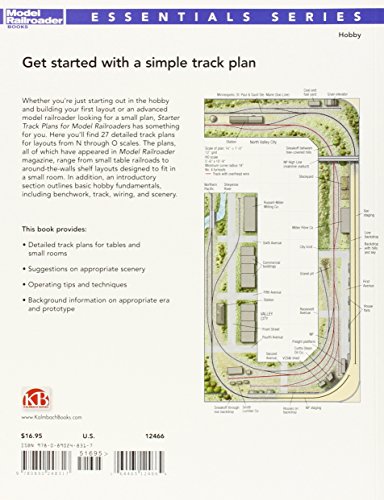 Starter Track Plans for Model Railroaders (Model Railroader Books ...