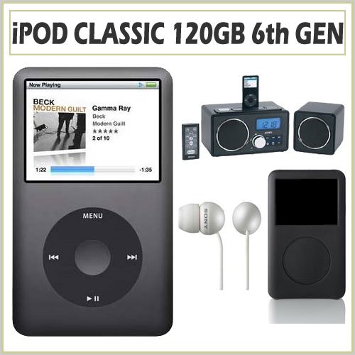 BlackFriday Apple iPod Classic 120GB 6th Generation VIDEO/MP3 Player in ...