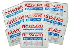 Amazon.com : FLOSSCARD 12 Yards of Dental Floss in a Credit Card Shaped ...