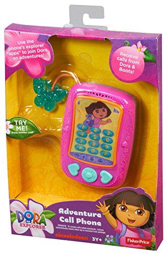 Fisher-Price Nickelodeon Dora the Explorer, Adventure Cell Phone ...